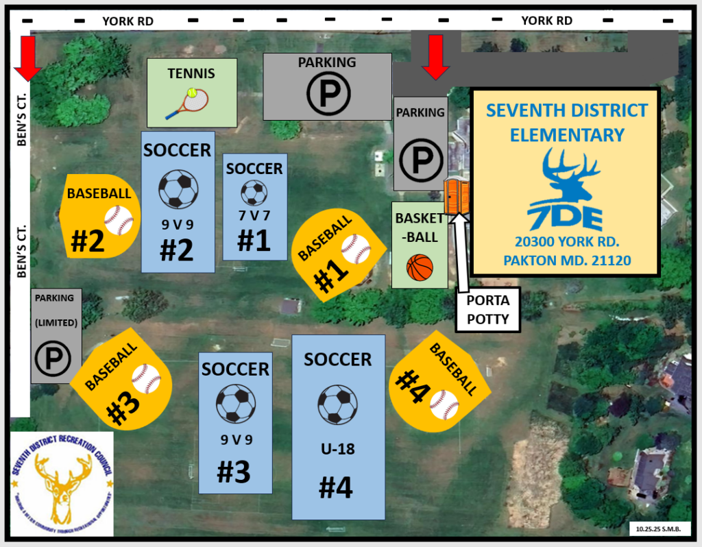 Playing field maps – Prettyboy Rec